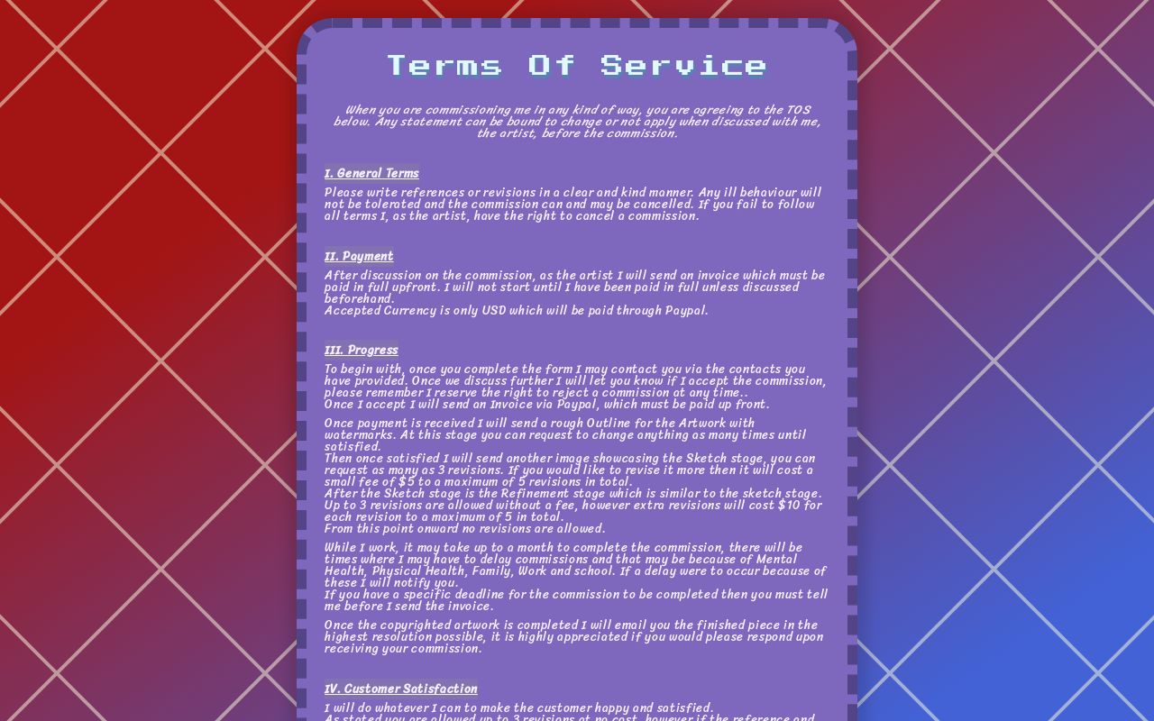 AkaHaru Commission TOS